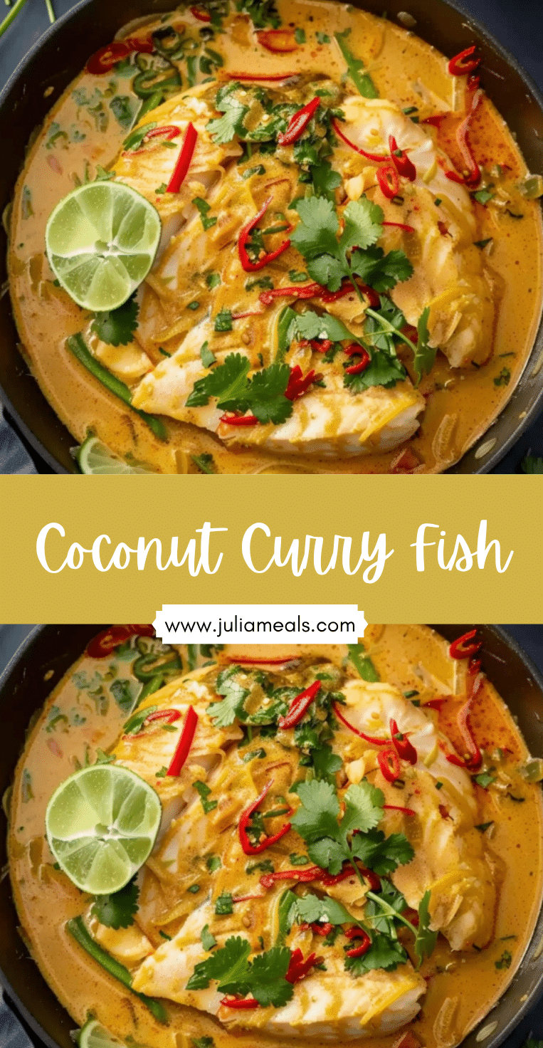 Coconut Curry Fish - Julia Meals