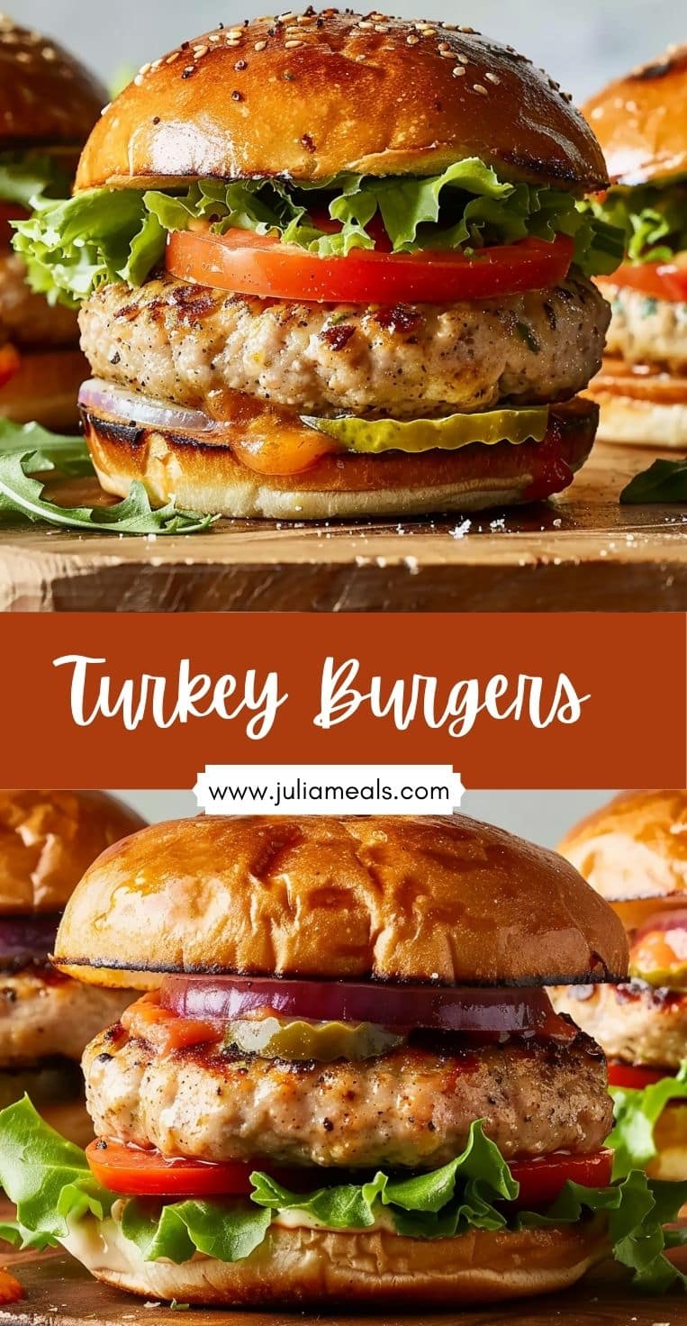 Turkey Burgers - Julia Meals