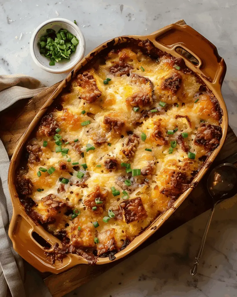 Buttery Breakfast Casserole - Julia Meals