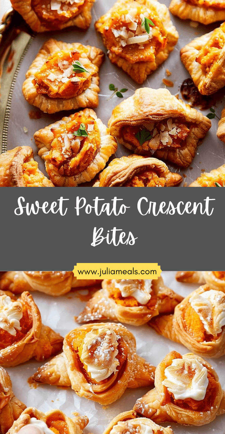 Sweet Potato Crescent Bites - Julia Meals