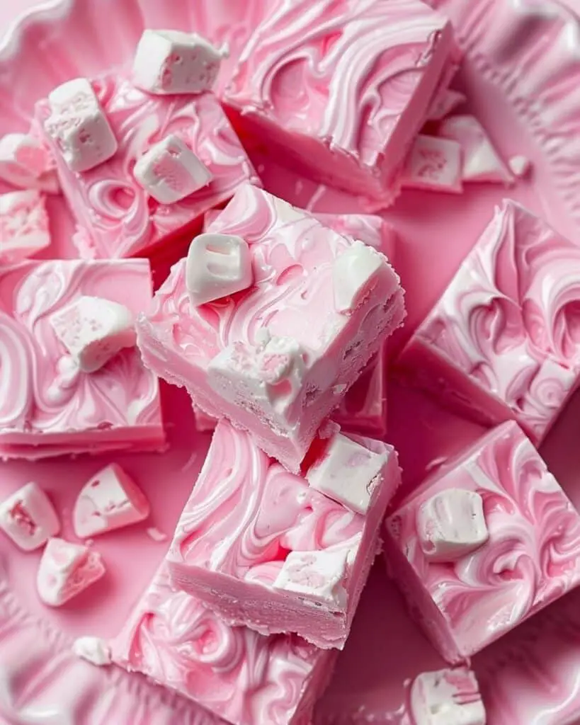 Bubblegum Cloud Fudge - Julia Meals