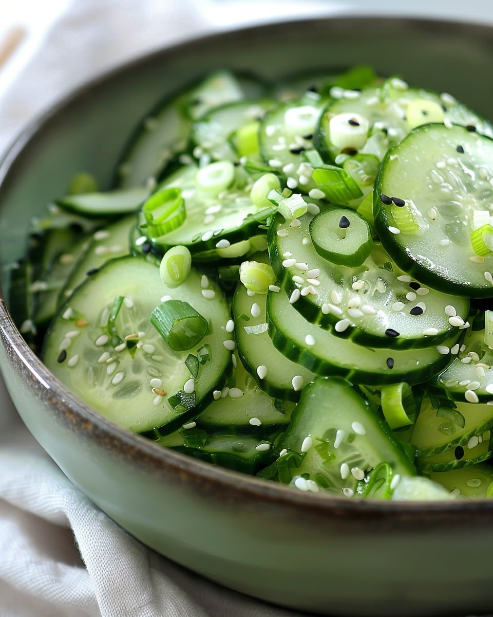 Easy California Roll Cucumber Salad - Julia Meals