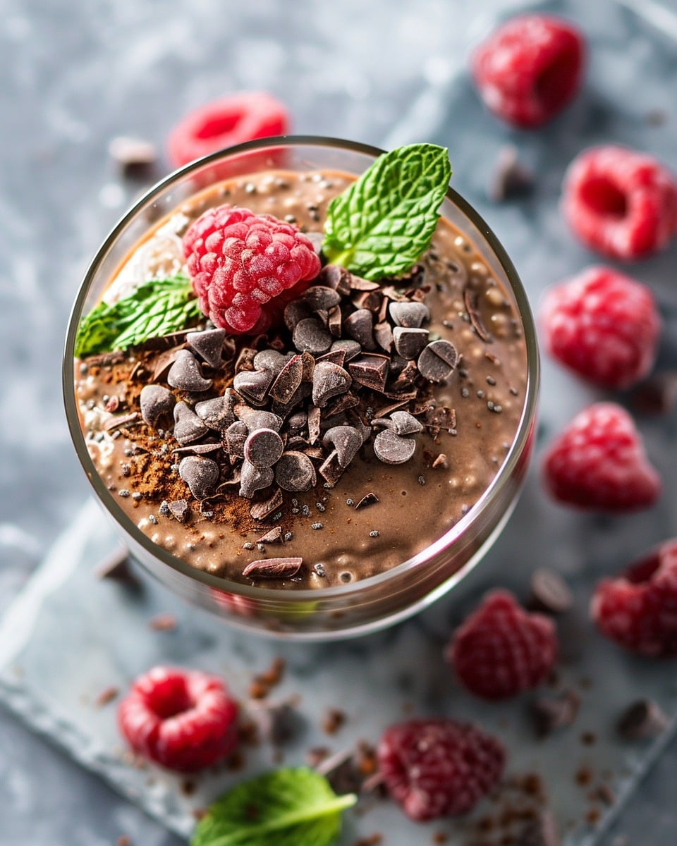 High-Protein Chocolate Peanut Butter Chia Seed Pudding - Julia Meals