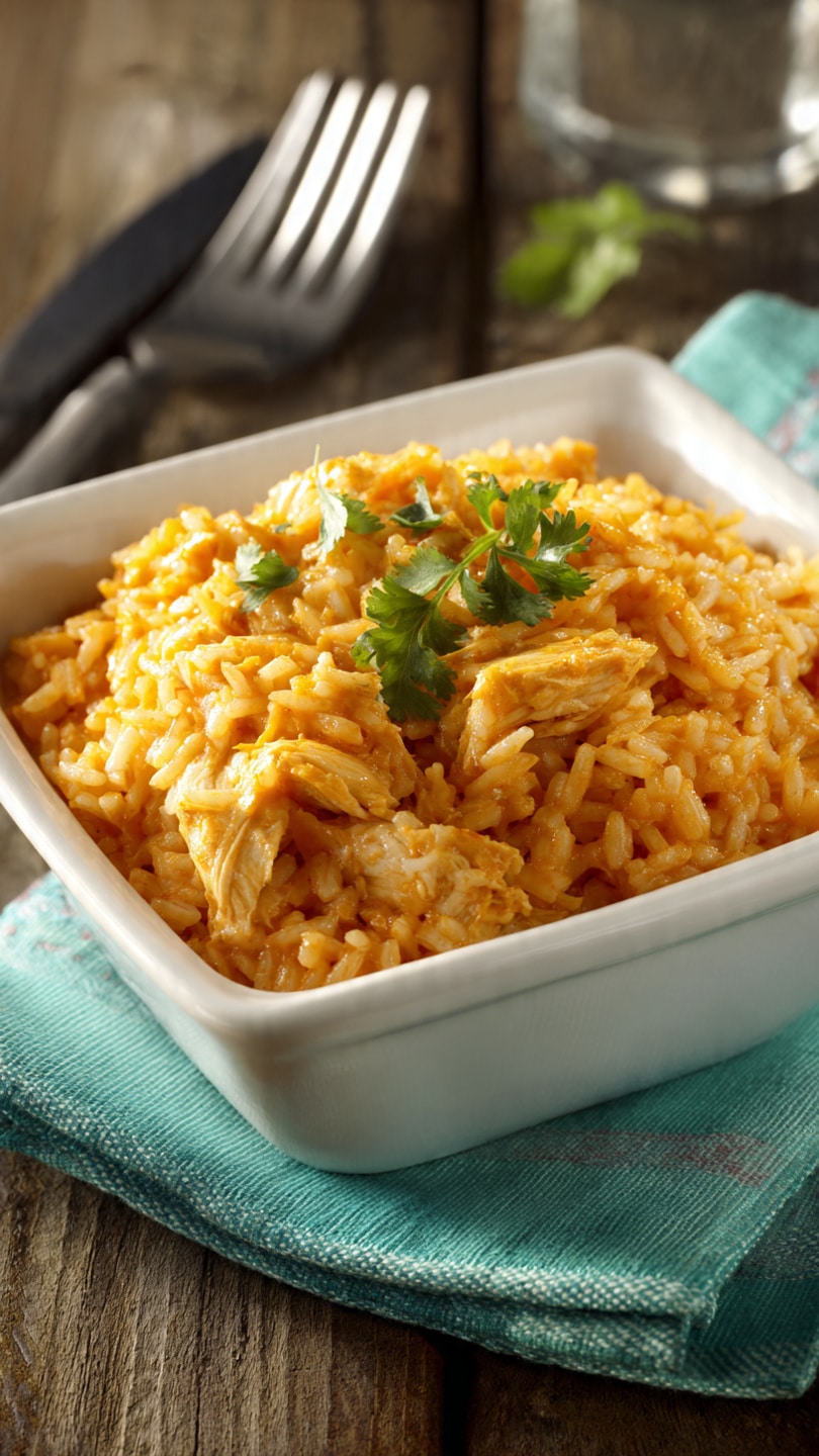 Chicken Enchilada Rice Casserole - Julia Meals